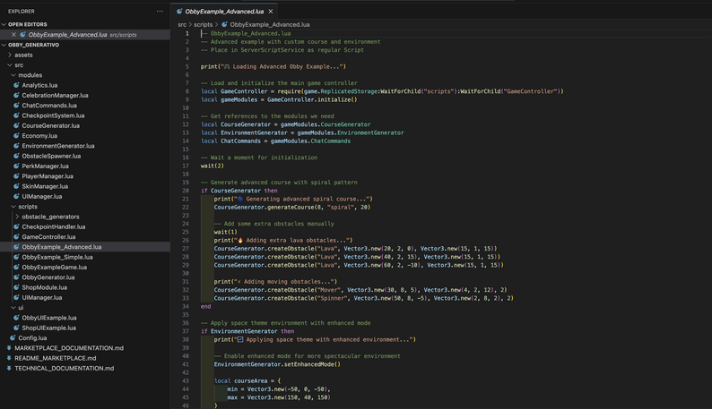 Professional Obby Template – AI-Ready Roblox Game System by LeRedteam