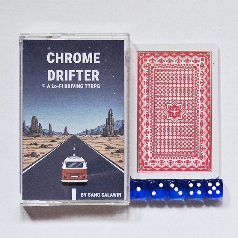 Chrome Drifter A Lo-Fi Driving TTRPG by sangsalawin