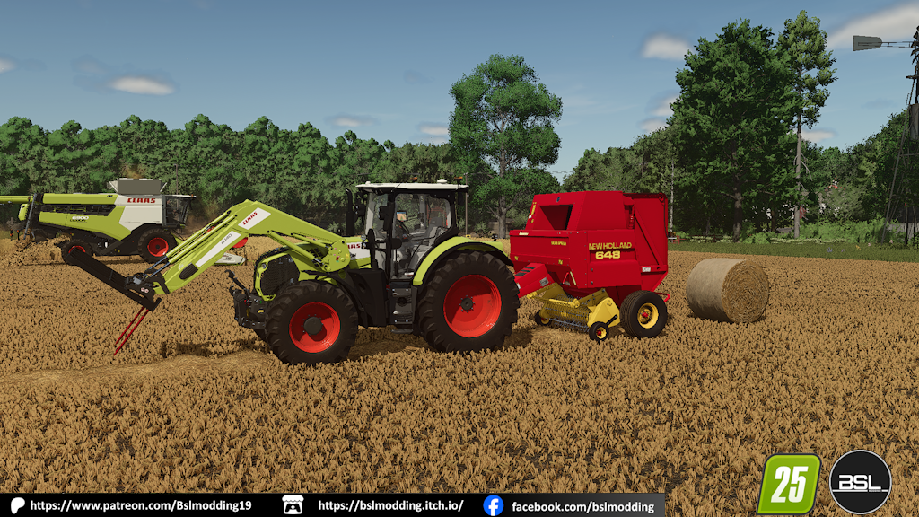 FS25 New Holland 648 by BSLModding