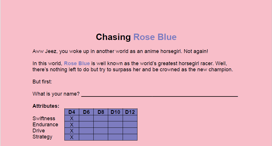 Chasing Rose Blue by HarpersFaerie