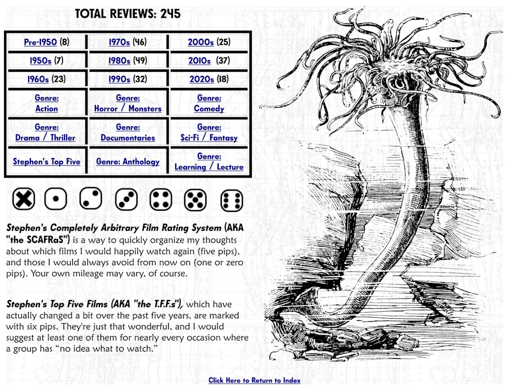 Stephen's Film Review Omnibus Vol. 1: Zine by let-off-studios