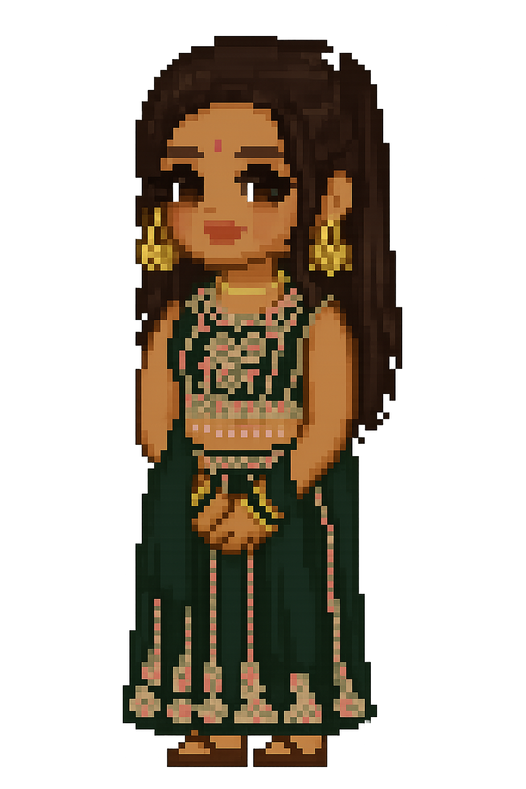 Pixel Traditional Couple Sprite Pack (Mini) by ShreyasMohane