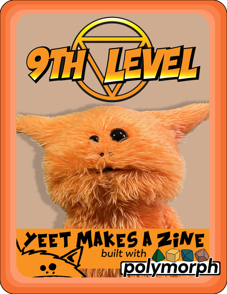 Yeet Makes a Zine: MISTER DOCTOR by 9th Level Games