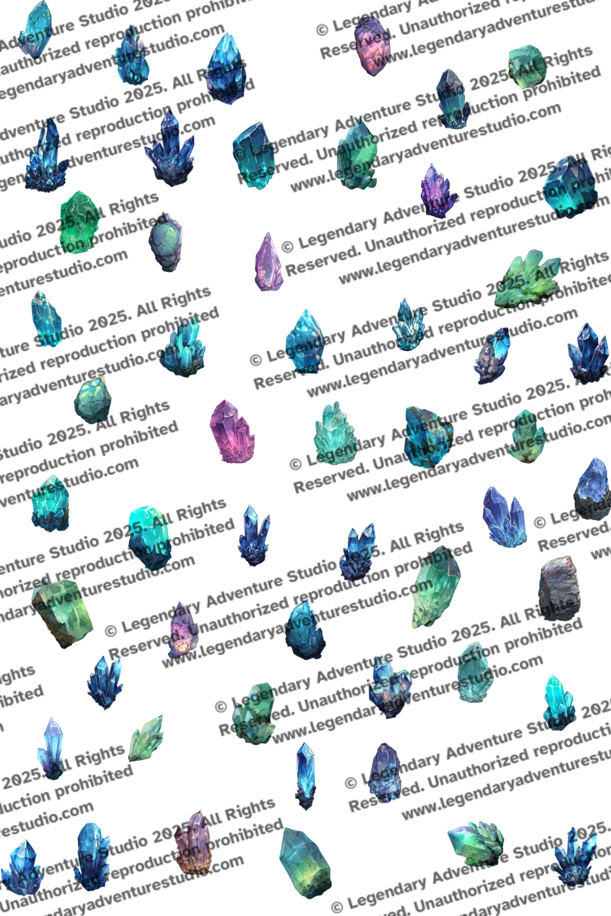 Cave Crystal Bundle by Legendary Adventure Studio