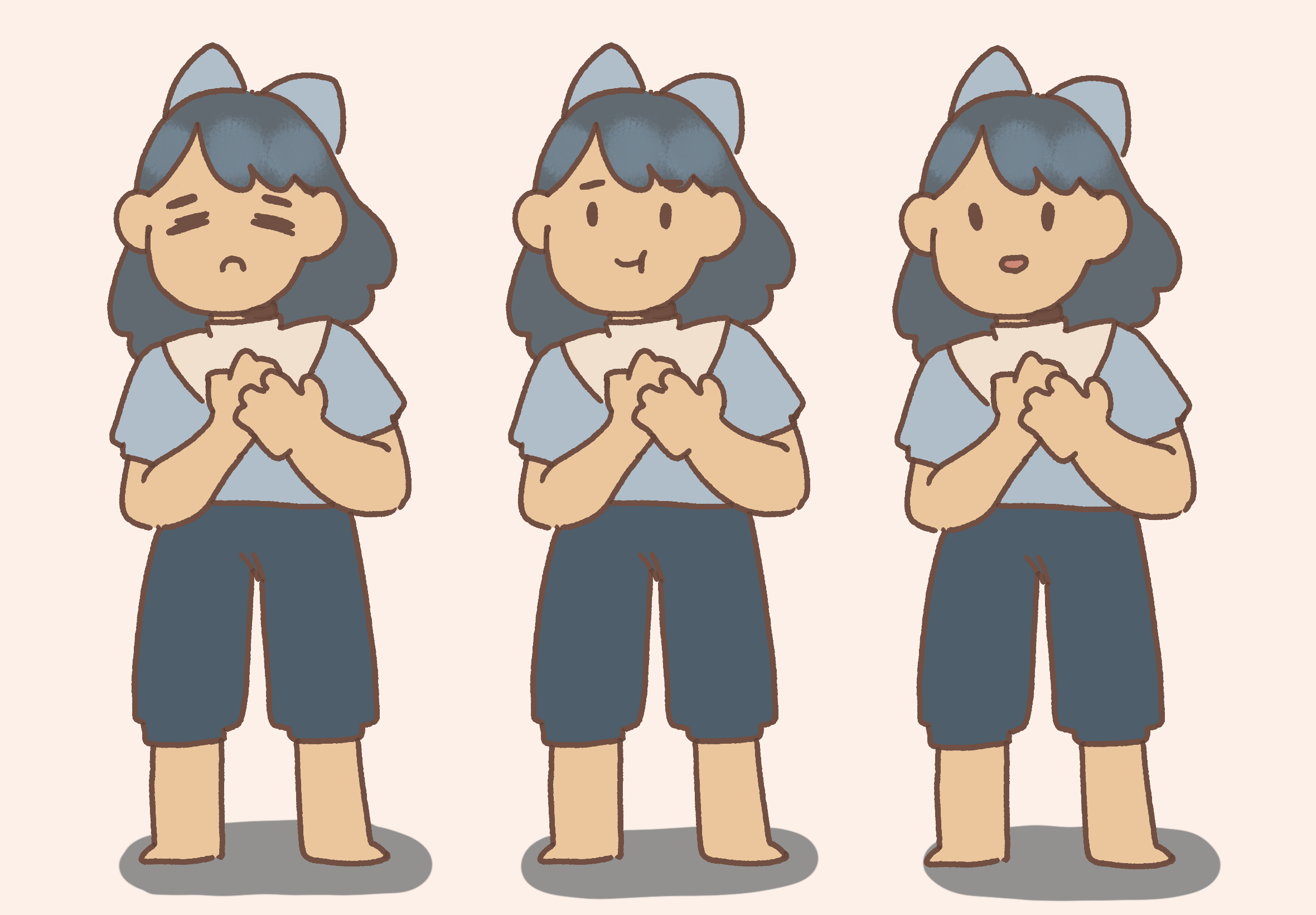 Free characters sprites 6 cute characters by Pilvi_fawn