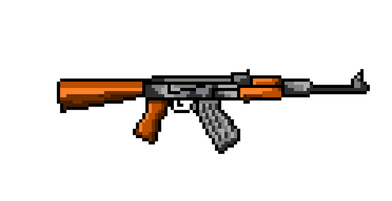 Pixel AK-47 by DAV970