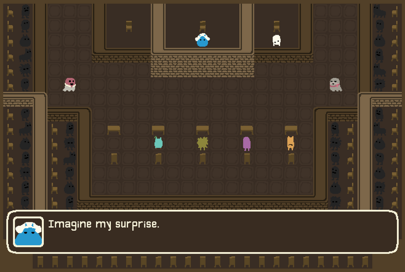 Court Of The Competition 5 - Casting Call (Baba Is You Levelpack) by Shake Well