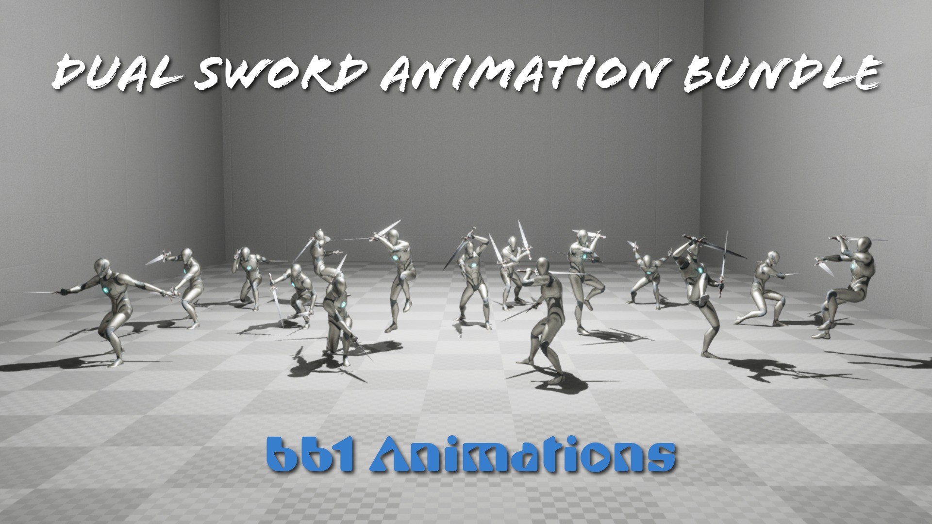 Dual Sword Animation Bundle (Unreal Engine/FBX) by Game Dev Hero