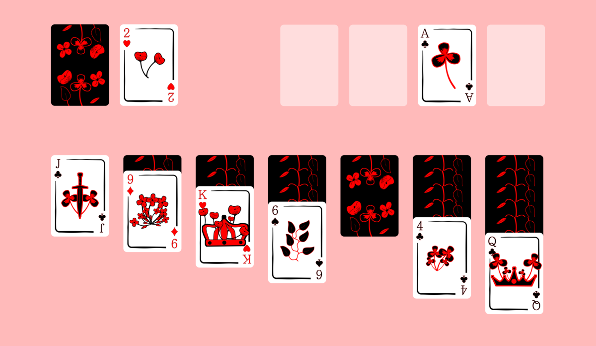Flower Playing Cards by ZGameStudio