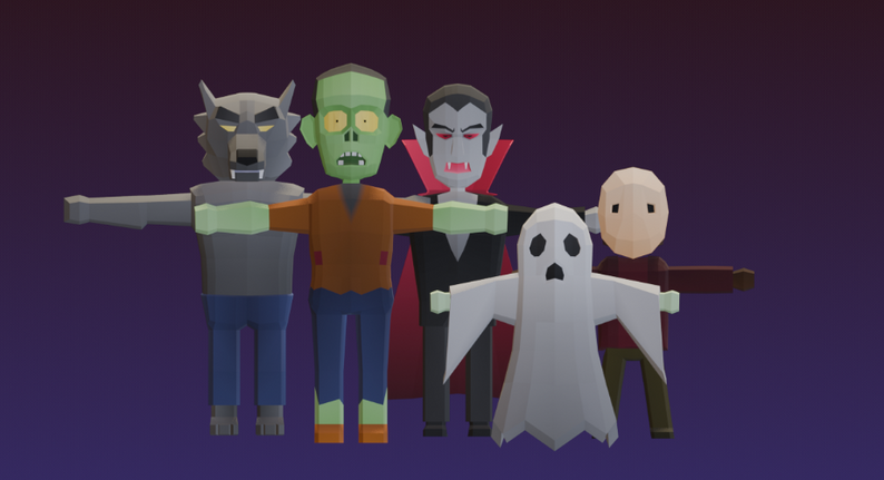 LOWPO: Horror Character Pack 3D – Free Models + Premium by Standout 7