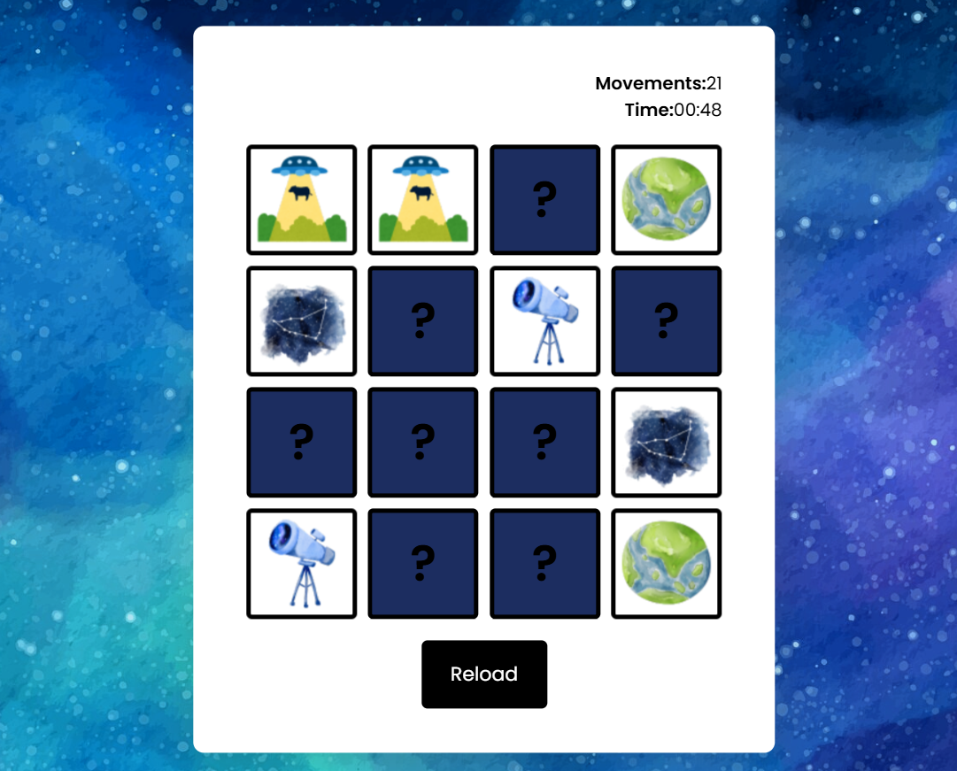 Atmosphere Memory Game by sldevmc