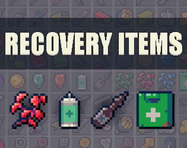 Survival Horror Items Pack by Leo's Pixel
