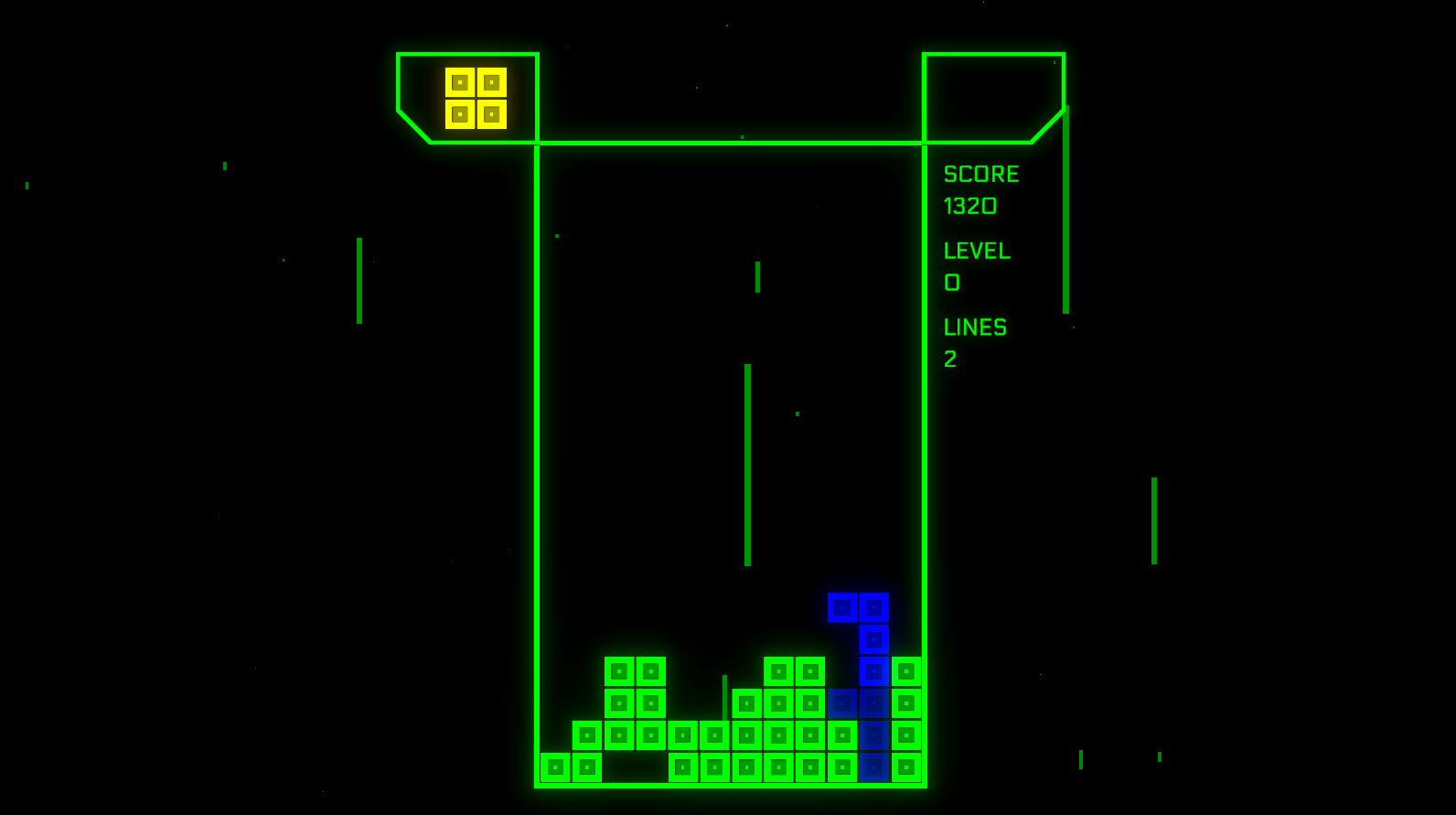 Neon Tetris by Xihan118