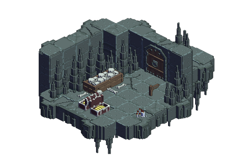 Isometric Ruined Dungeon by monogon