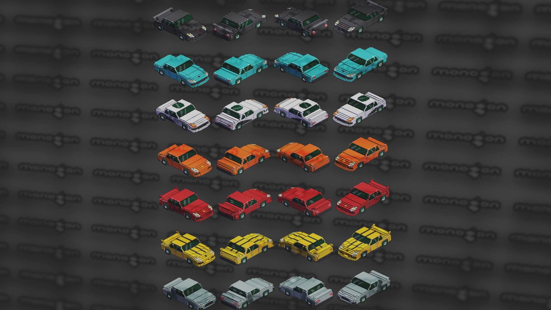 Isometric Cars Collection by monogon