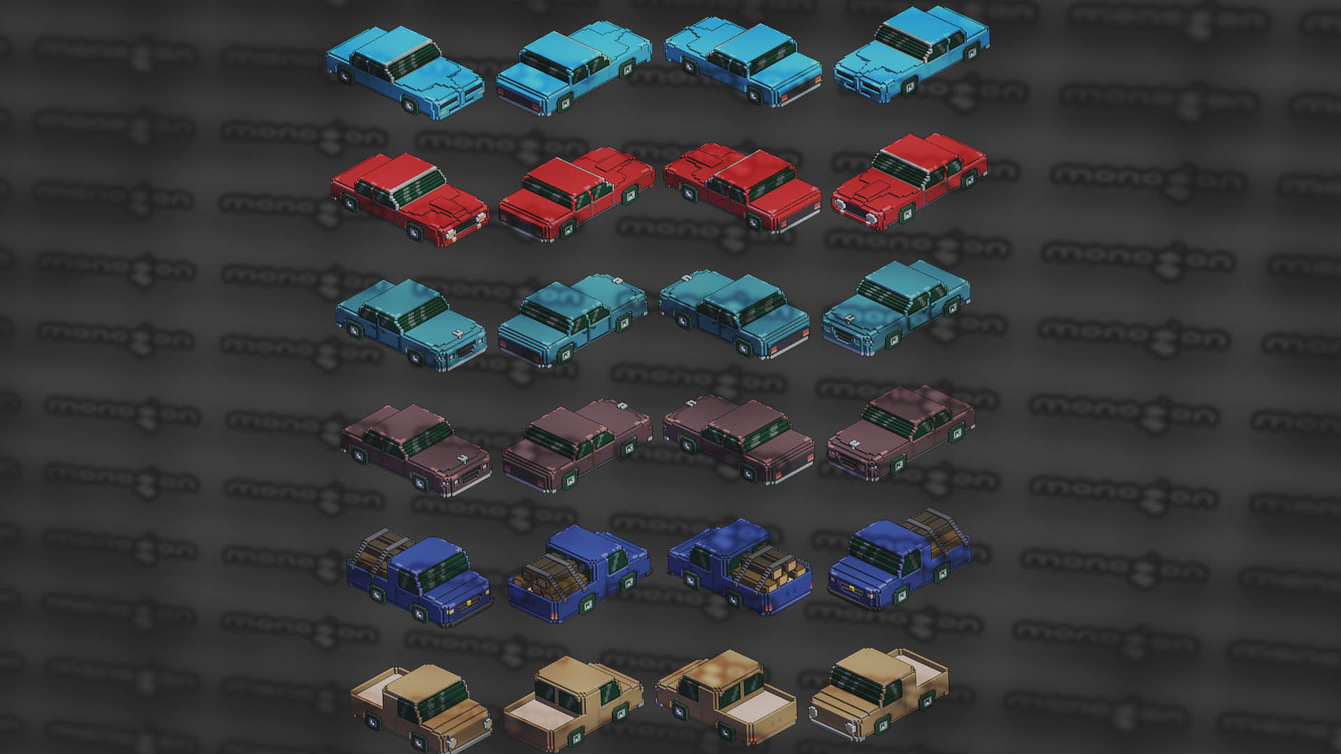 Isometric Cars Collection by monogon