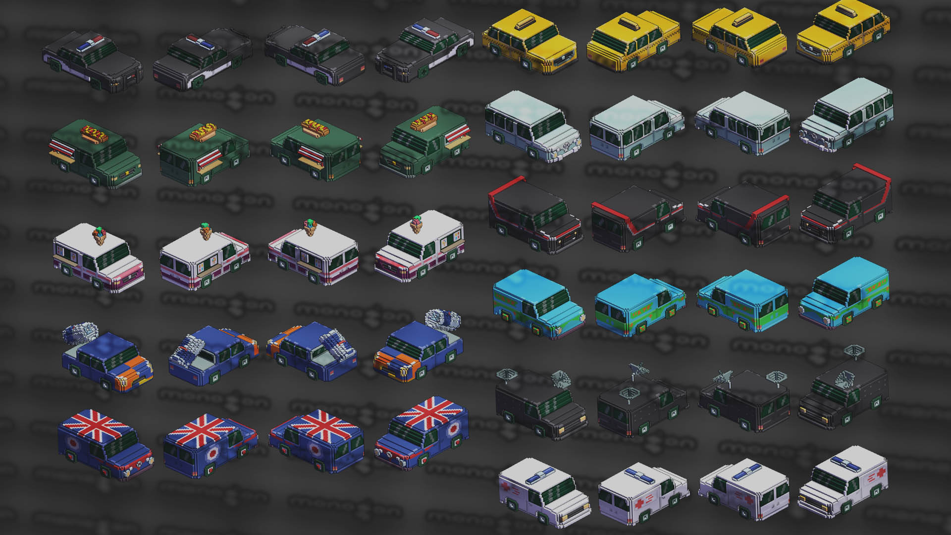 Isometric Cars Collection by monogon