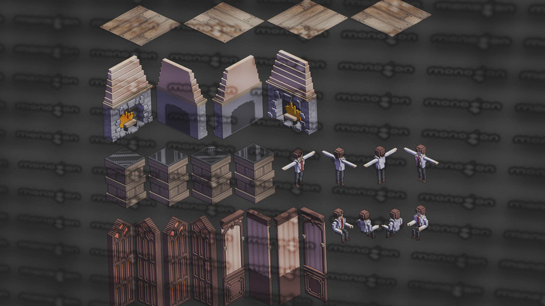 Isometric Library by monogon
