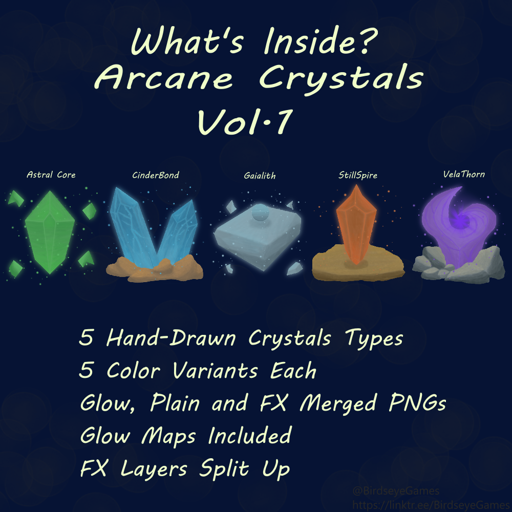 Arcane Crystals Vol.1 by Caeluno