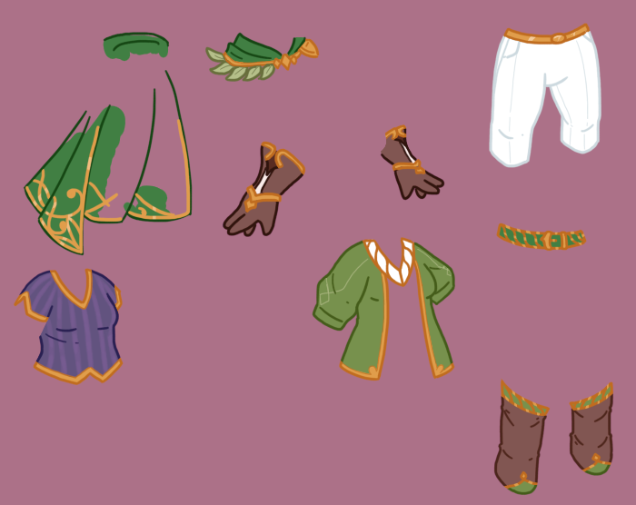 Fantasy armor 2 (chibi outfits) by MaelleMarylloup