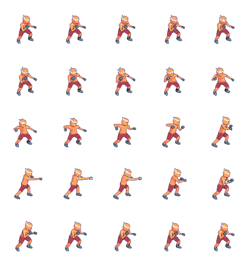 Free 8-Directional Melee Character by Hormelz