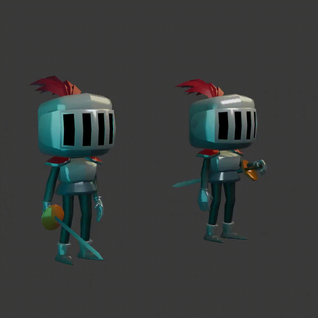 (Free) Chibi Knight Character by Quin.GS