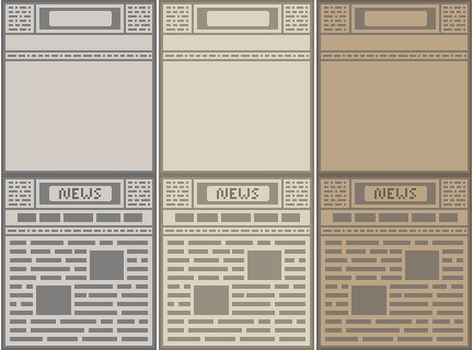 DIY Create a Newspaper Sprites Pixel Art Assets by TheStarvingArtificer