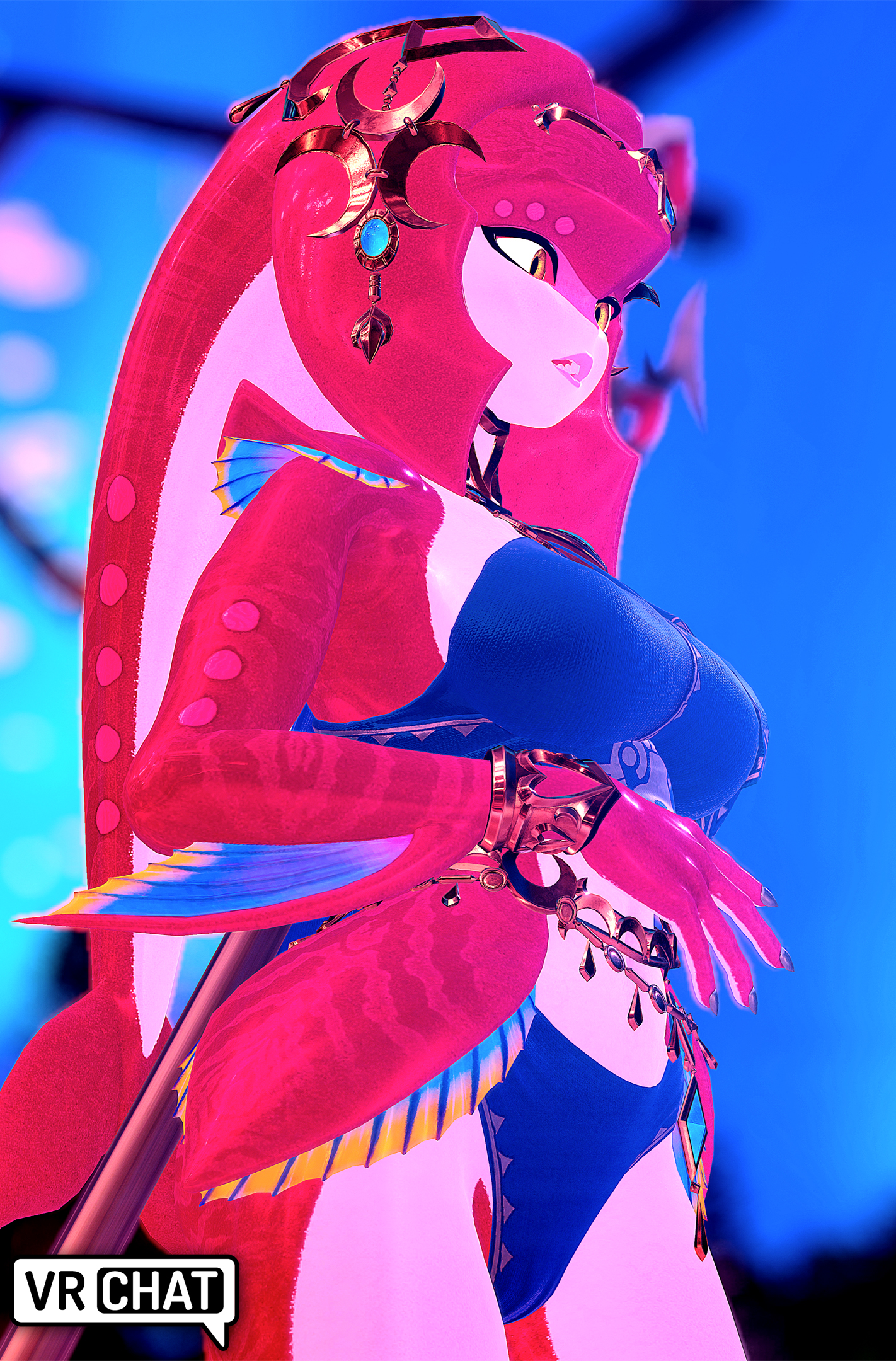 Mipha: Zelda BotW (VRChat) by MayoSplash