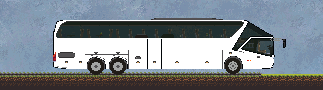 2D Pixel Art Vehicles Bus by furkanakkurt