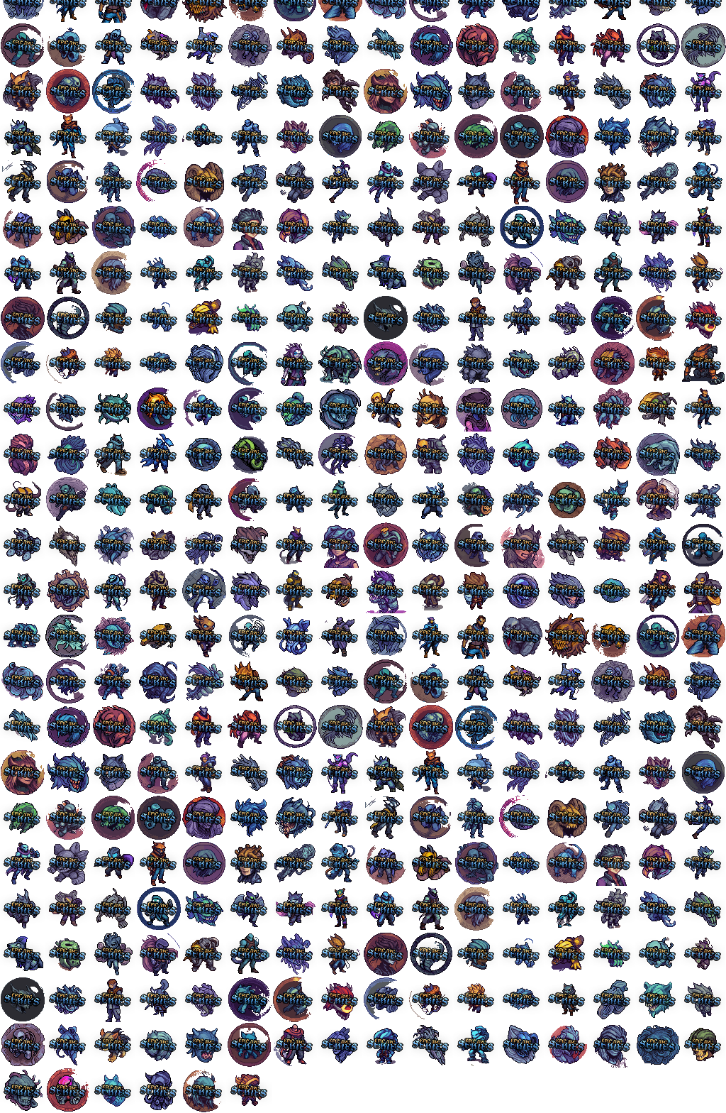 300+ Enemy Sprites and Badges by BitWanderer