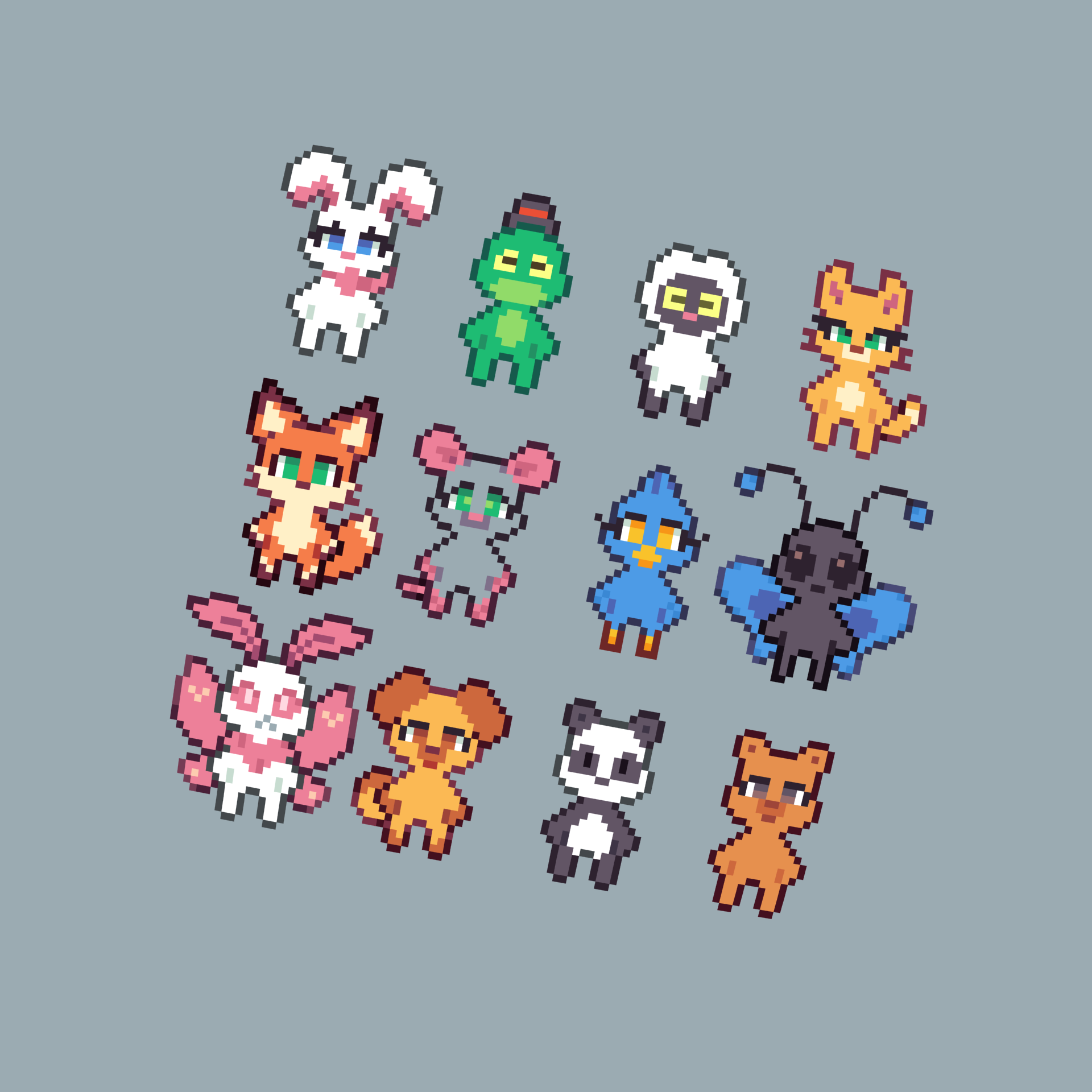 Added 6 new sprites!! - Cozyland - Character sprites by RoleyMoth