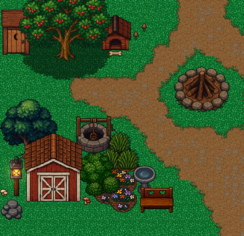 Farmstead - Pixel Art Asset Pack by Seveneves.ai