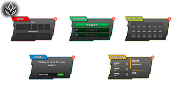 Modern Roblox UI Pack - 5 GUIS by Ryvion Studios