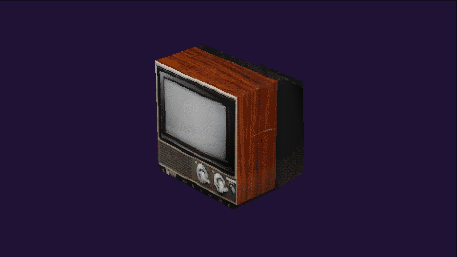Television CRT Retro PS1 Asset by draws4kids
