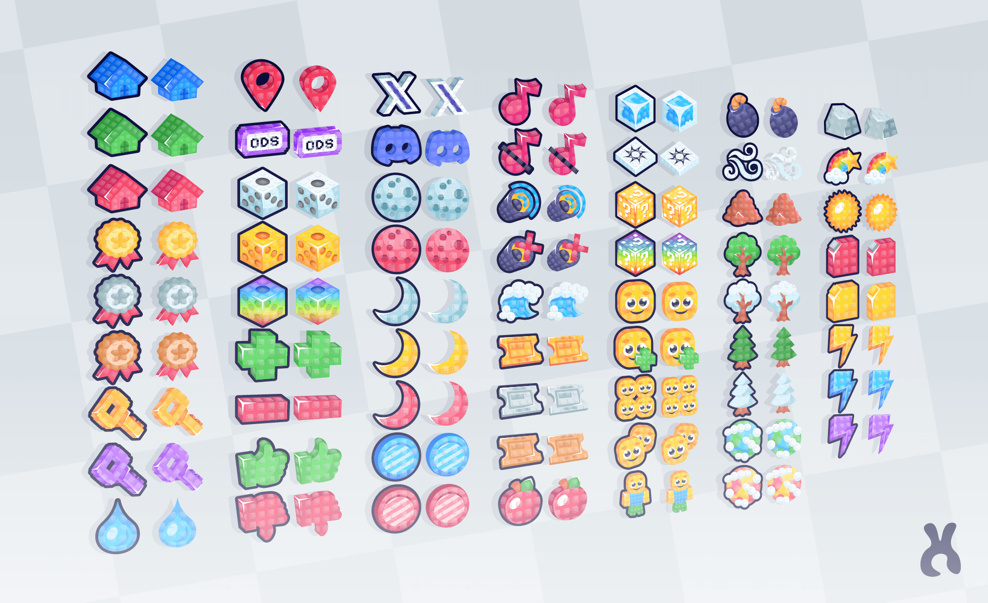Studs Icon Pack by gvesster