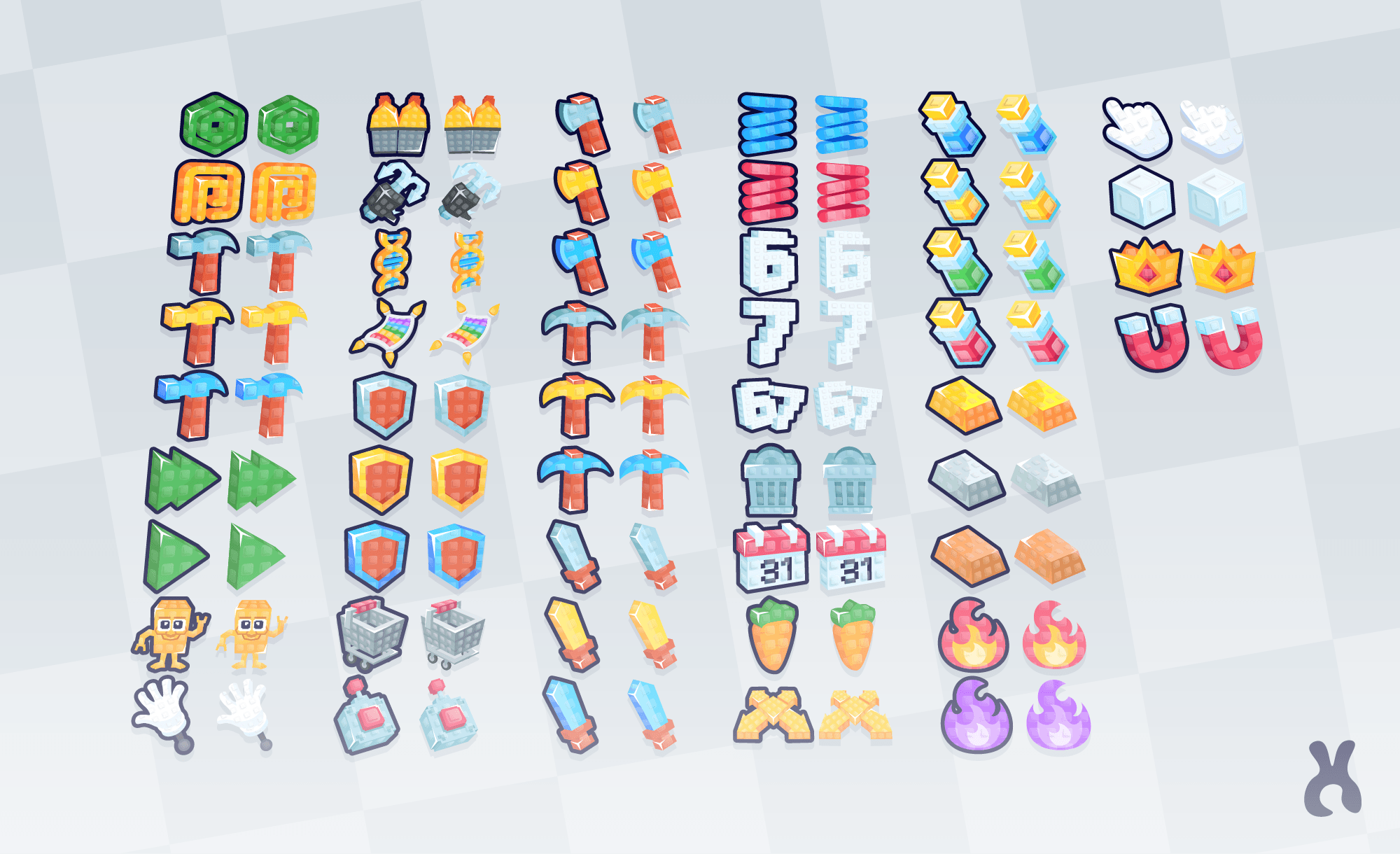 Studs Icon Pack by gvesster