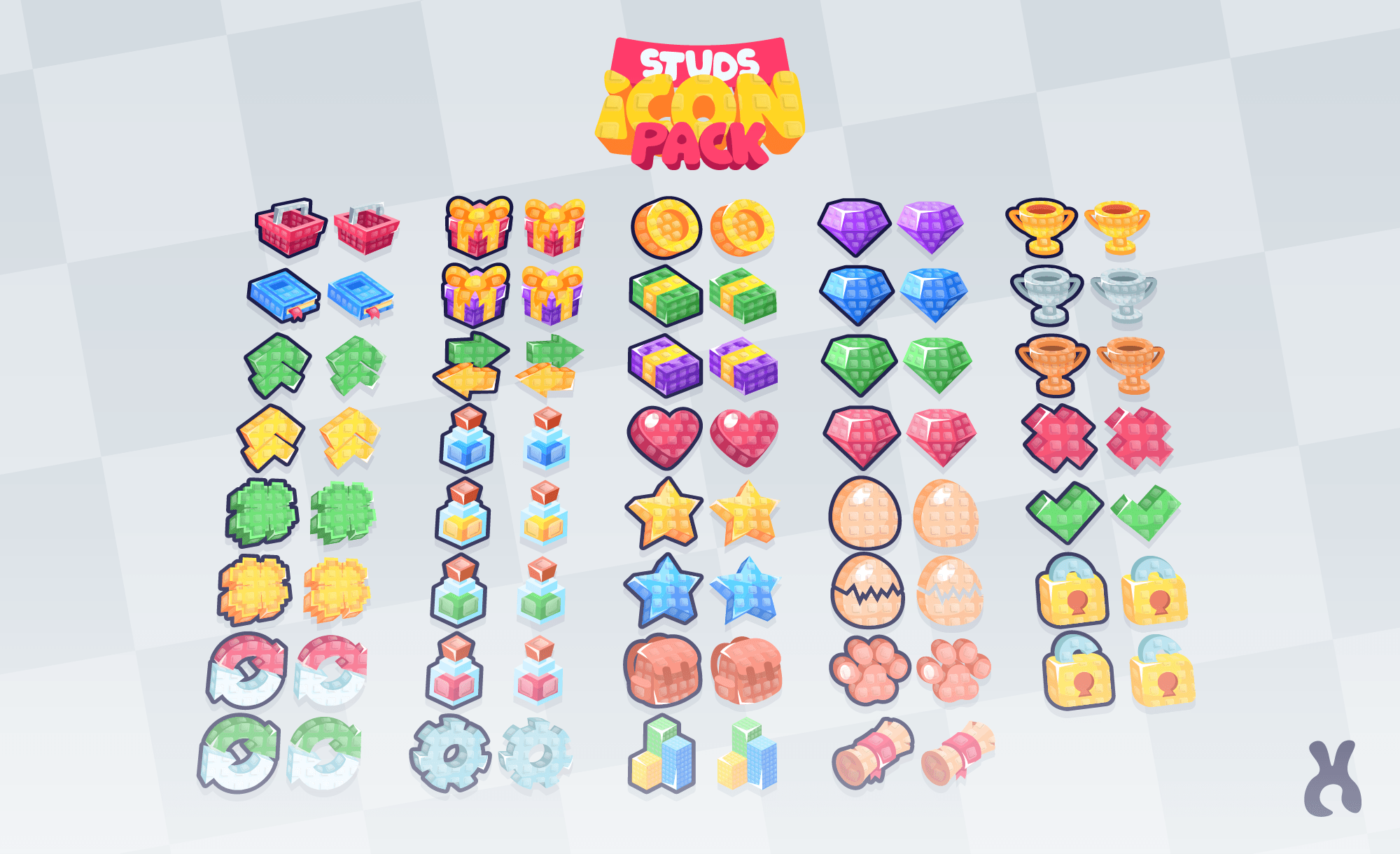 Studs Icon Pack by gvesster