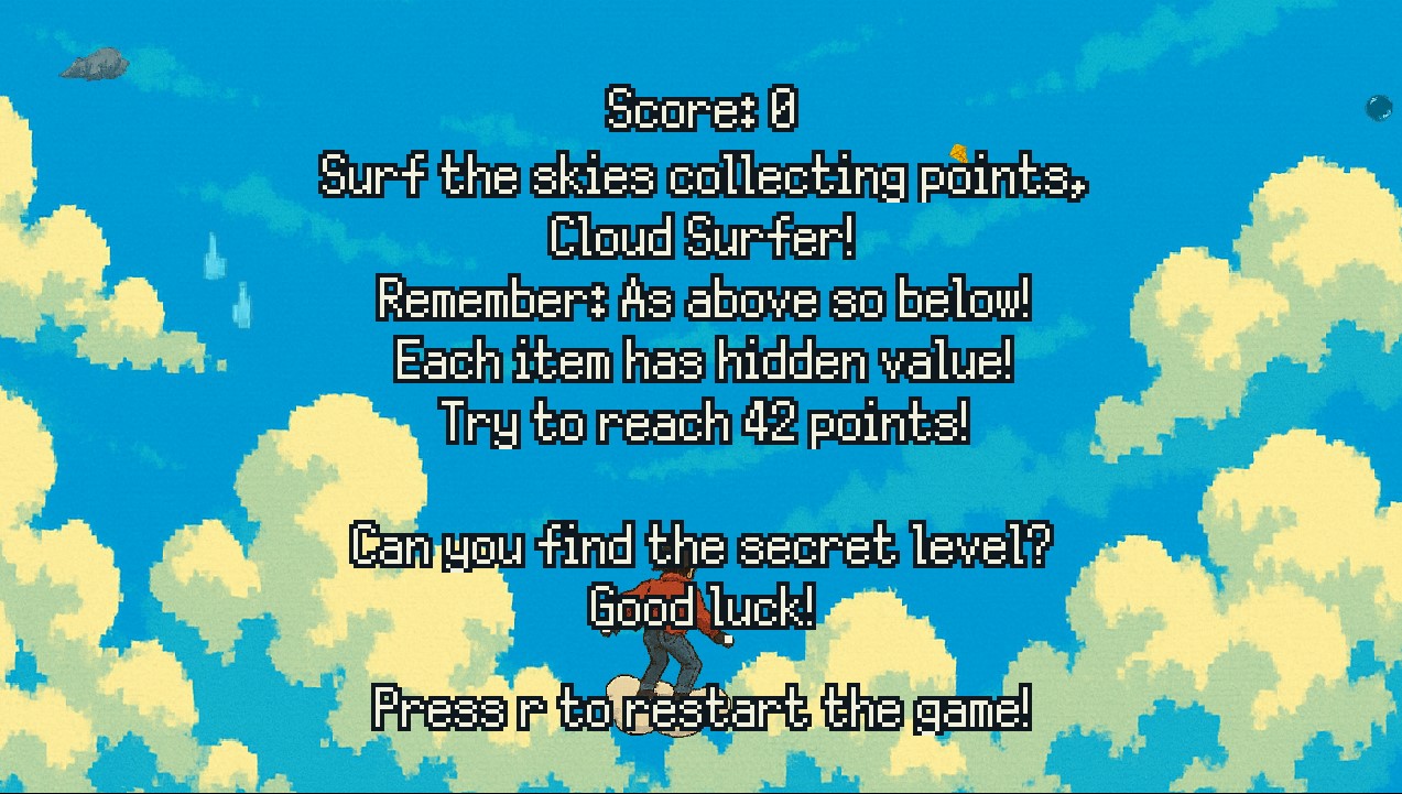 Cloud Surfer by Threaded Pixel Factory