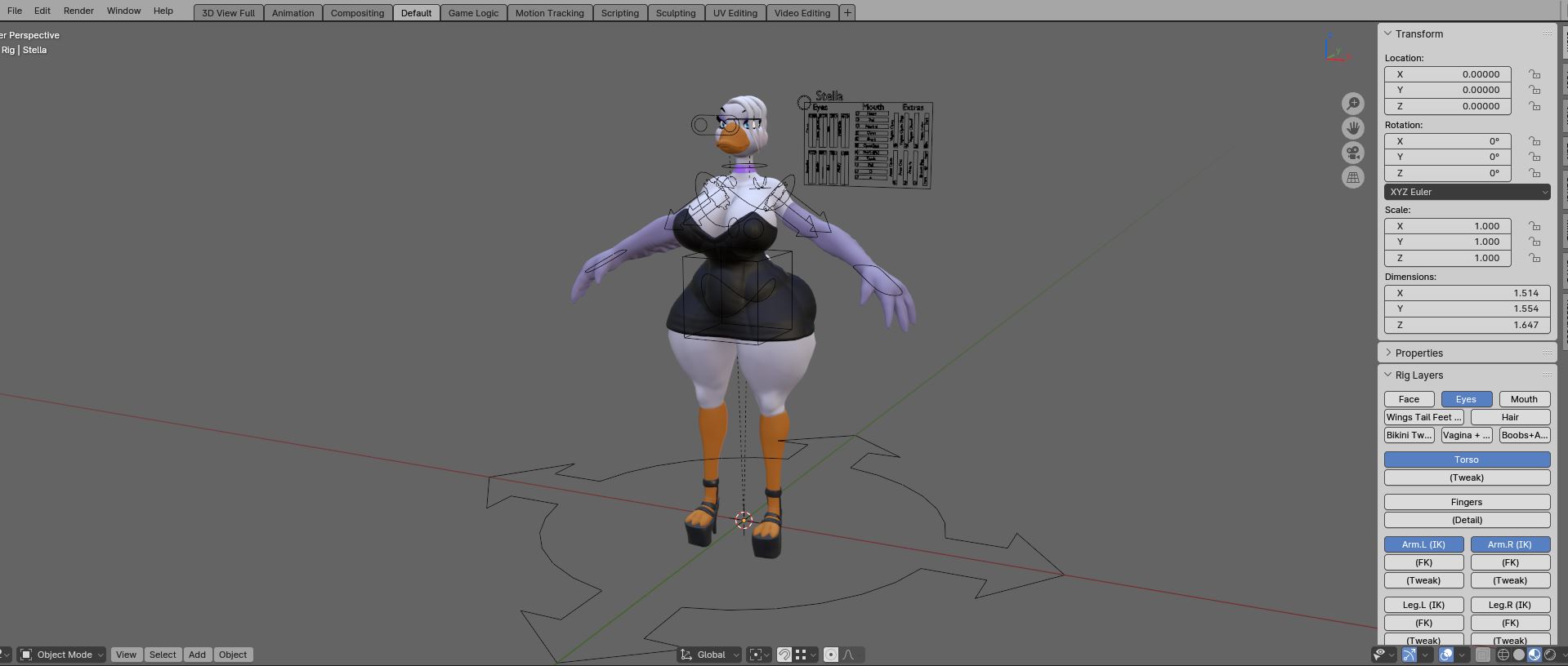 Stella (Blender/ SFM) by Carbiid3