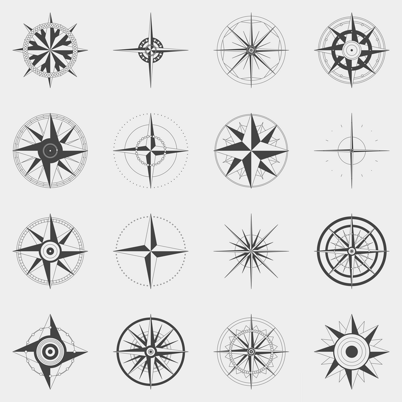 Compass Rose Generator by watabou