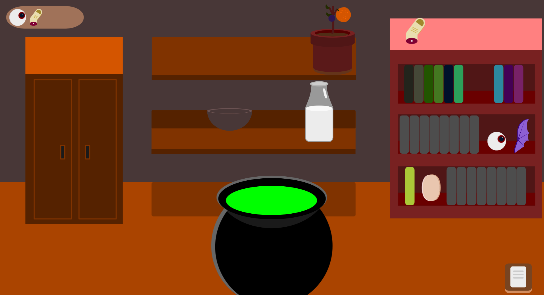 A witch's cauldron by Sneaky Cat Studio