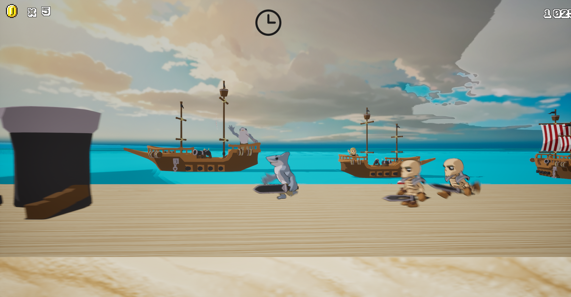 Pirates and skeletons by sairamyedida