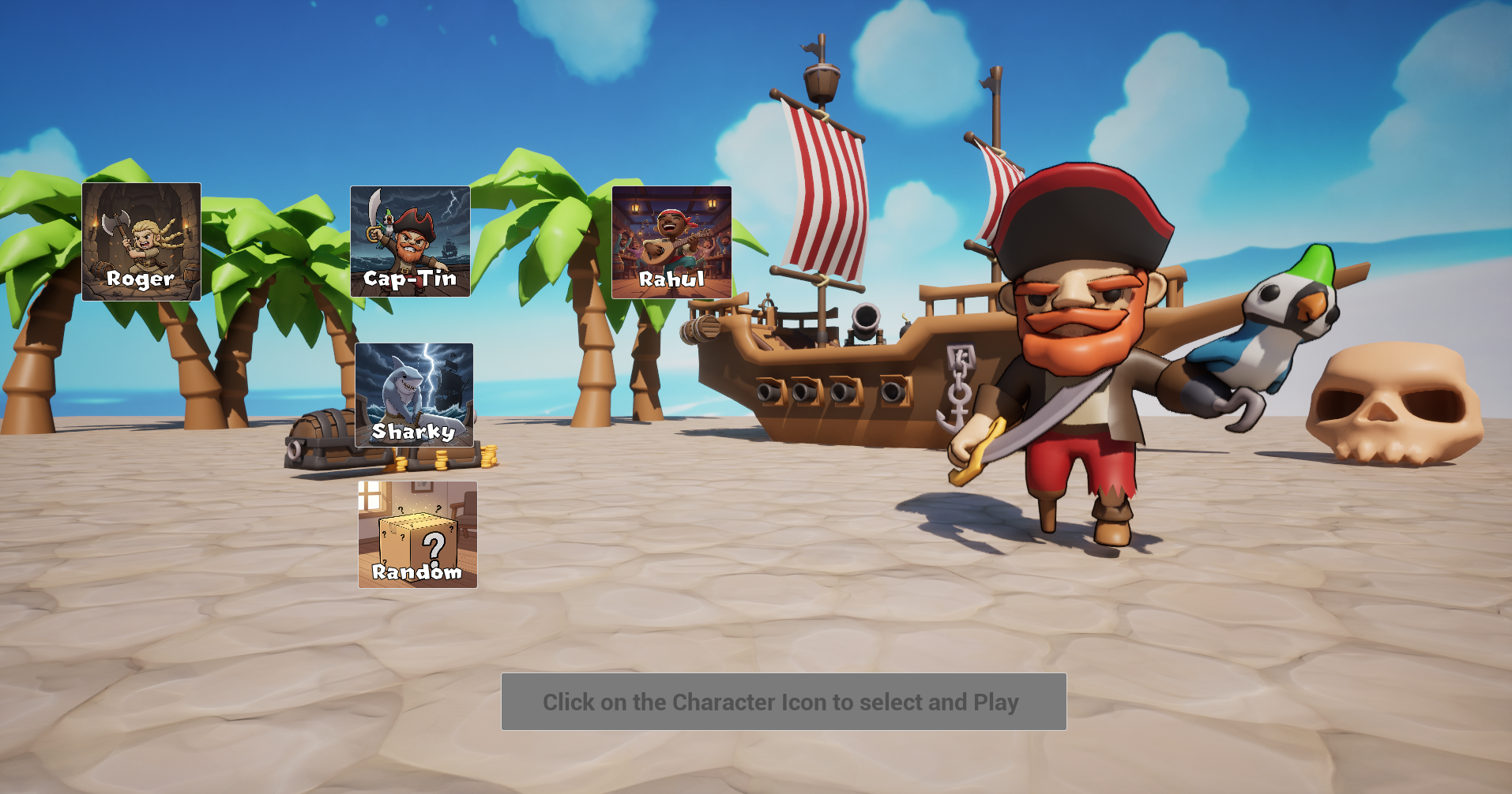 Pirates and skeletons by sairamyedida