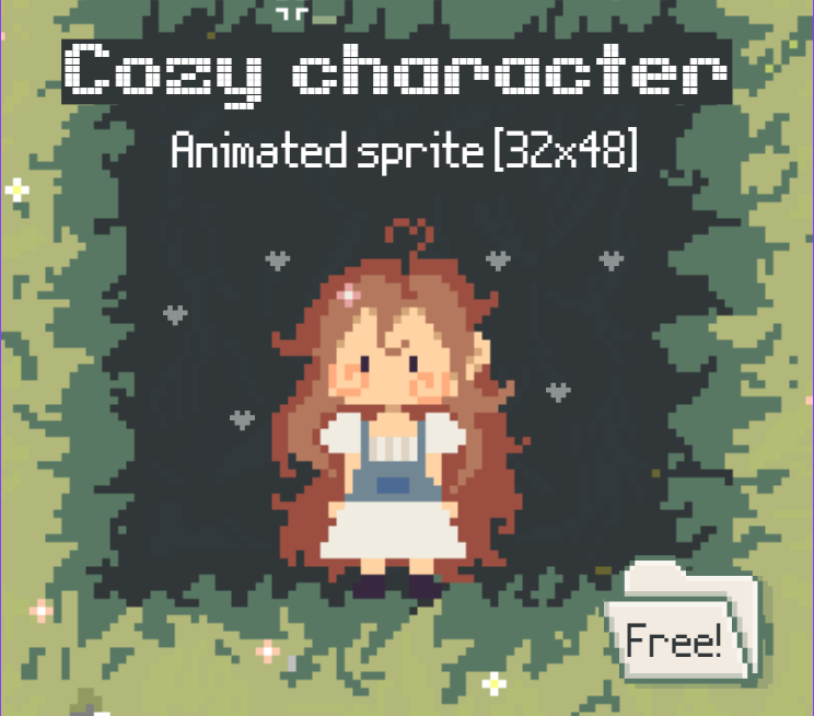 Cozy pixel NPC| character sprite pack [32x48] by Mai