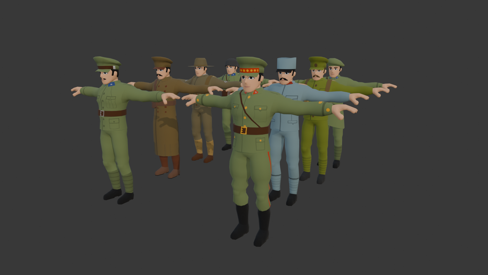 CZECHOSLOVAK WORLD WAR CHARACTER PACK by SoyTancha