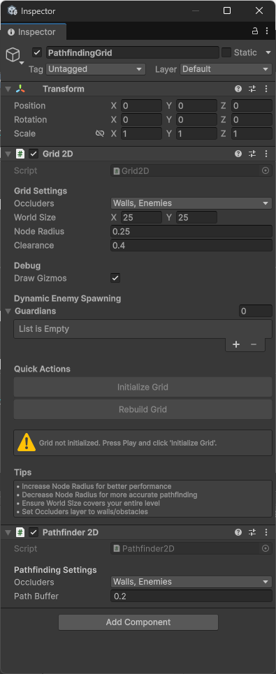 2D Enemy AI System by Mamkafa9