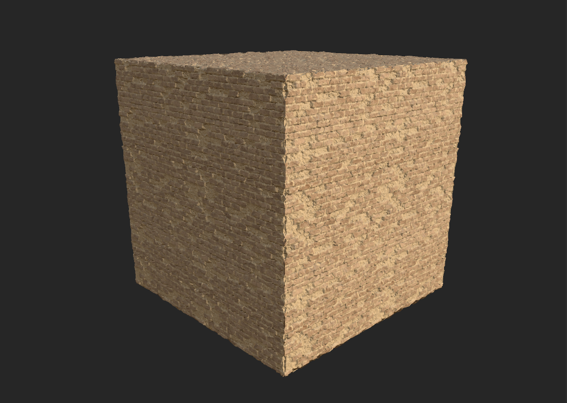 Desert Temple Bricks – Eroded Form-4K by AMANIIE