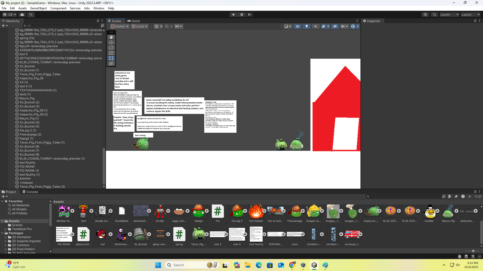doge fire safety game by squabblethebat