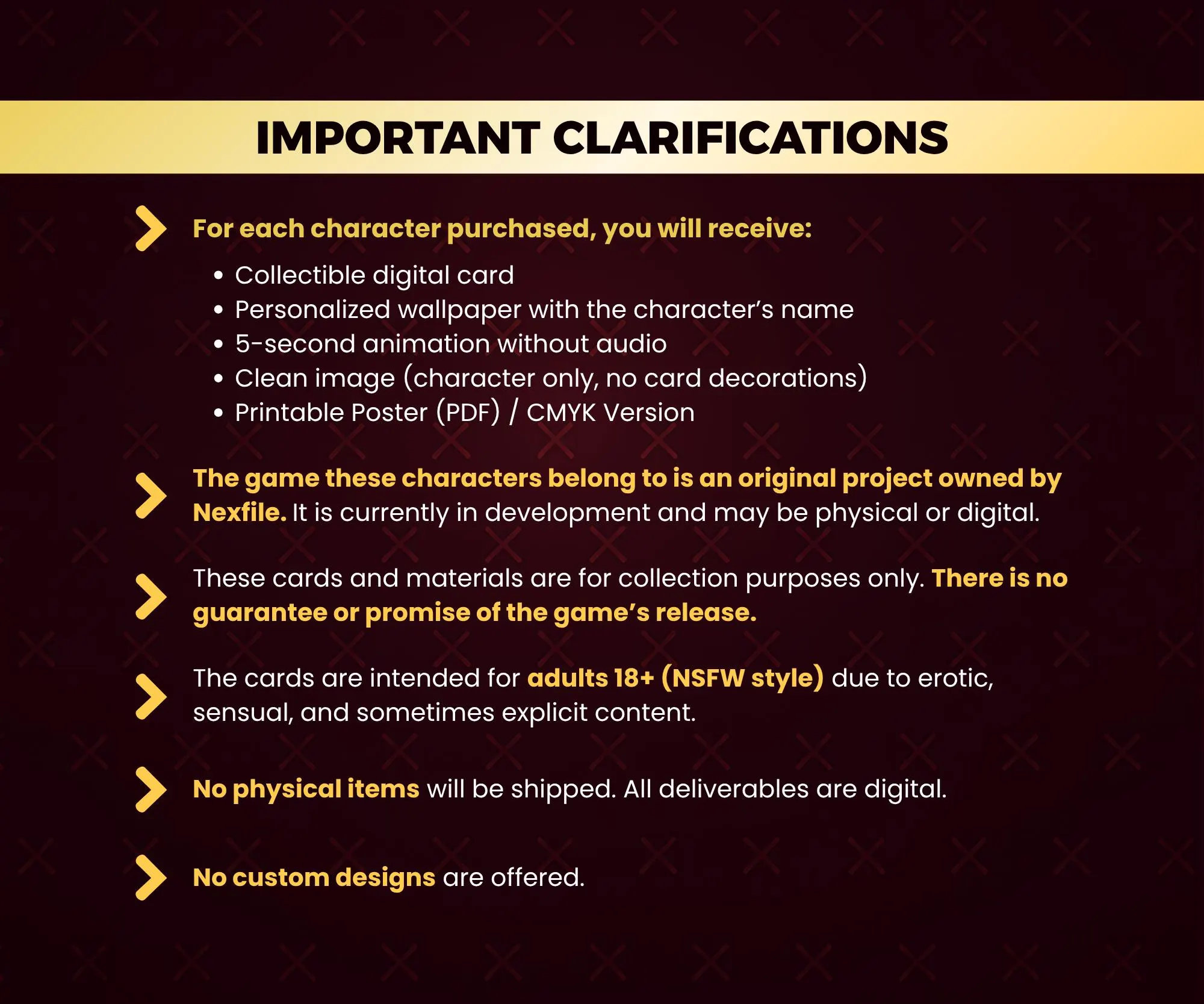 Pack of 3 Anime Warriors NSFW Collectibles by Nexfile