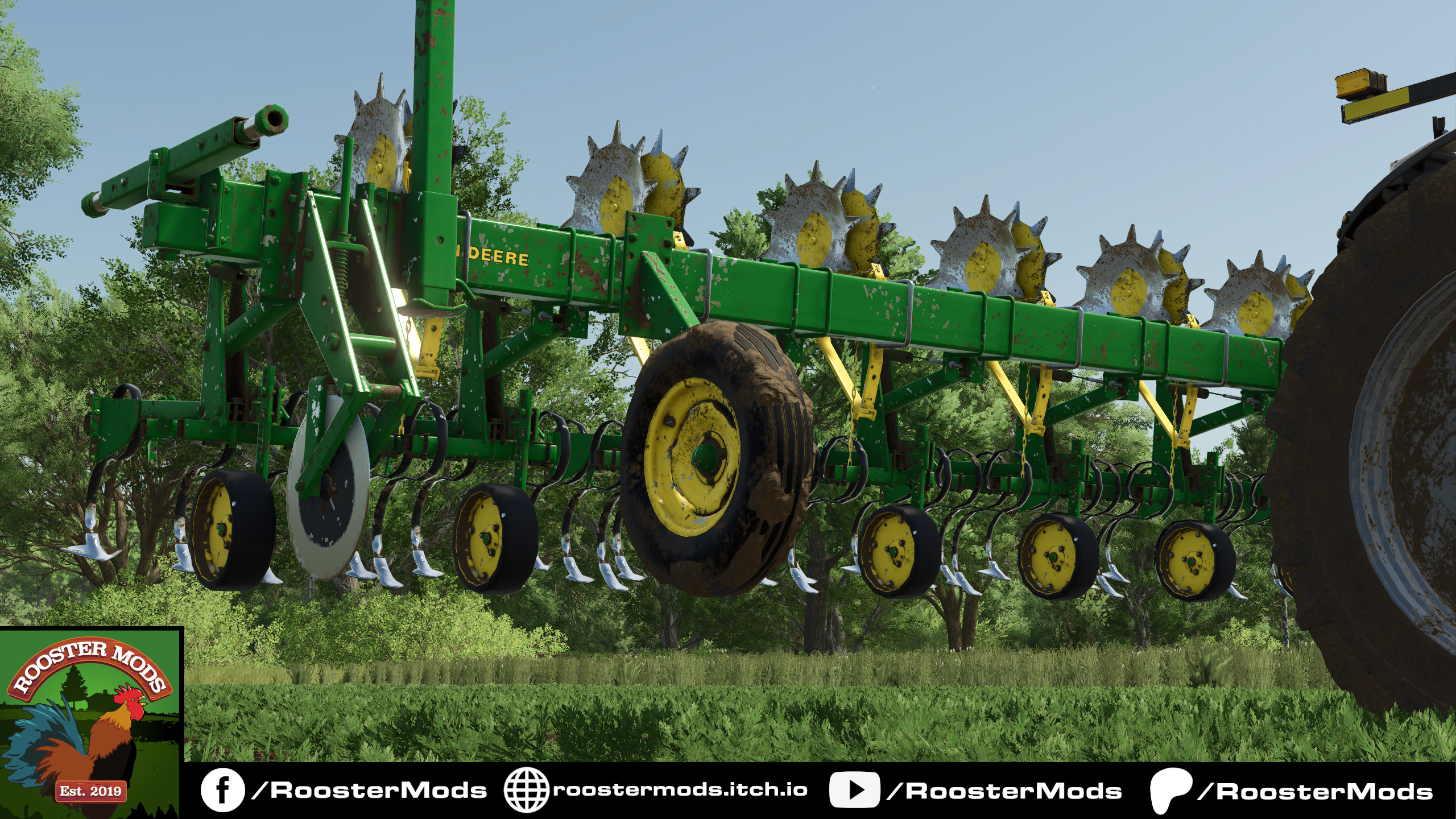 John Deere 825 Row-Crop Cultivator by Rooster Mods